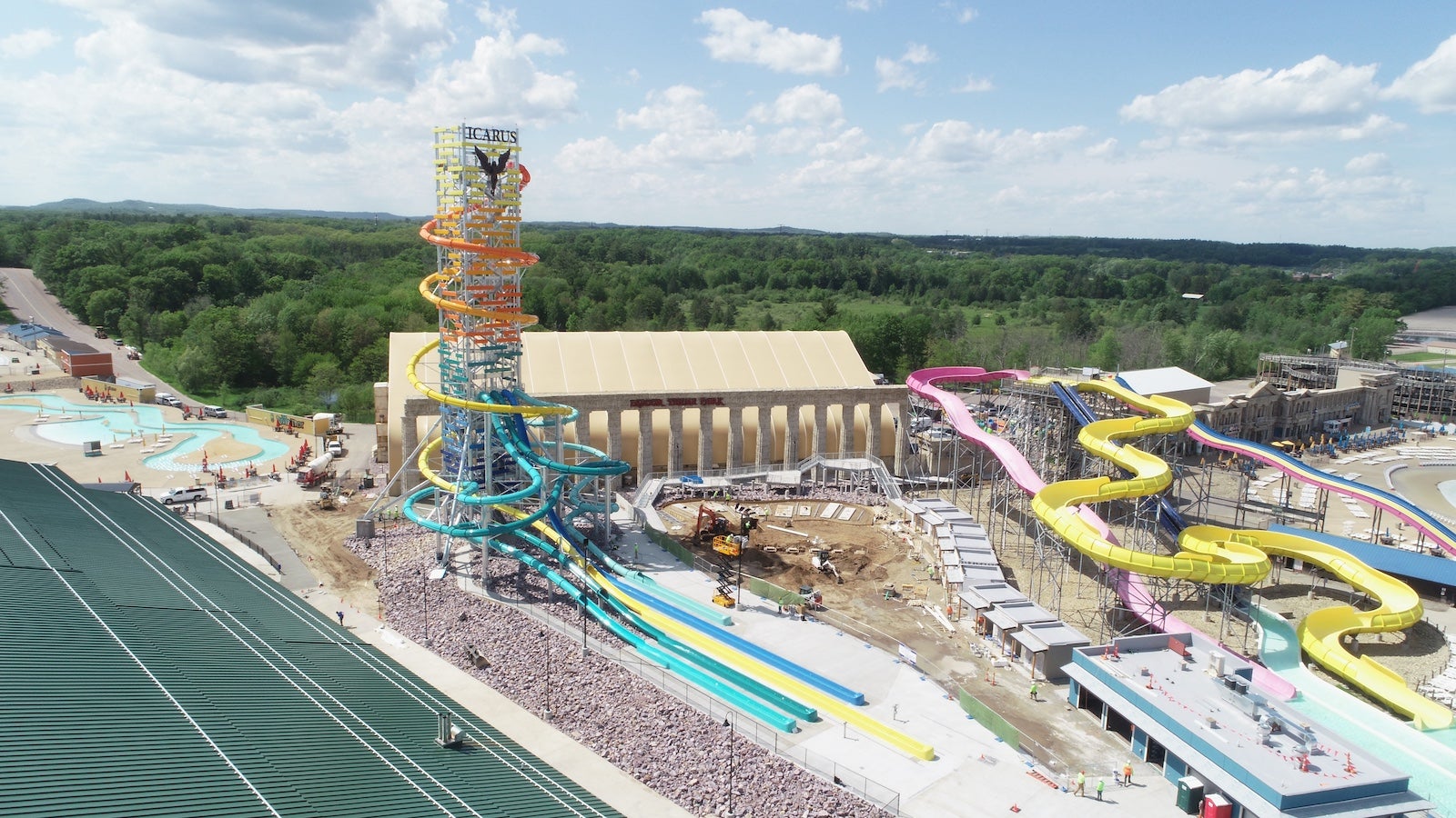 Tallest Waterslide 'The Fall' Opens at Mt. Olympus Water & Theme Park